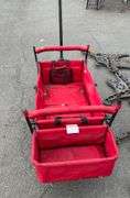 Red canvas folding Wagon - Hash Auctions