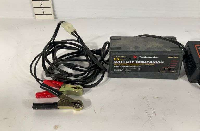 Schumacher fully automatic battery charger/maintainer with float-mode ...