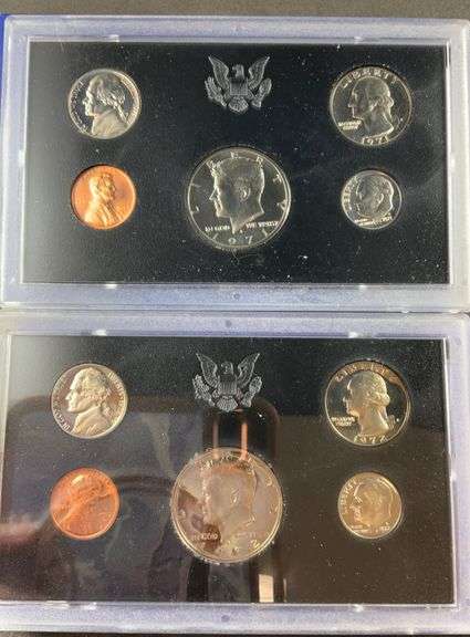 Two US proof sets 1971 S and 1972 S - Hash Auctions
