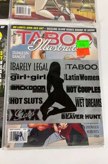 Four Taboo Illustrated magazines - Hash Auctions