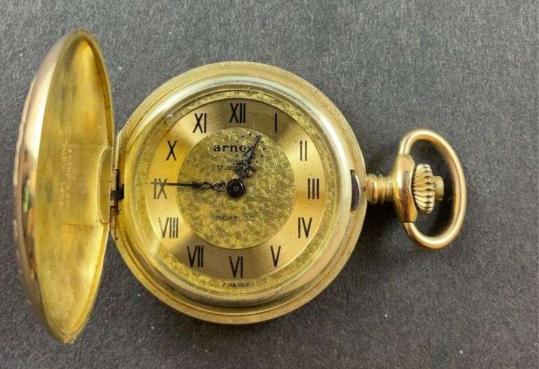 Arnex 17 jewel pocket watch, not running - Hash Auctions