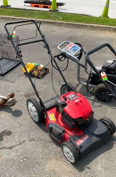 Troy-bilt tuff cut 230 21” cut push mower, runs - Hash Auctions