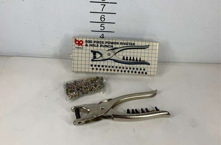 Hole punch and riveter - Hash Auctions