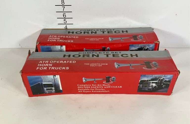 Two ATR operated horns for trucks - Hash Auctions
