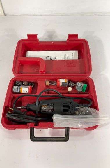 Craftsman rotary tool in box with accessories - Hash Auctions