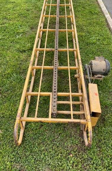 HammerBlow Snowco Hay Elevator portable type, Craftsman 1/2hp electric ...