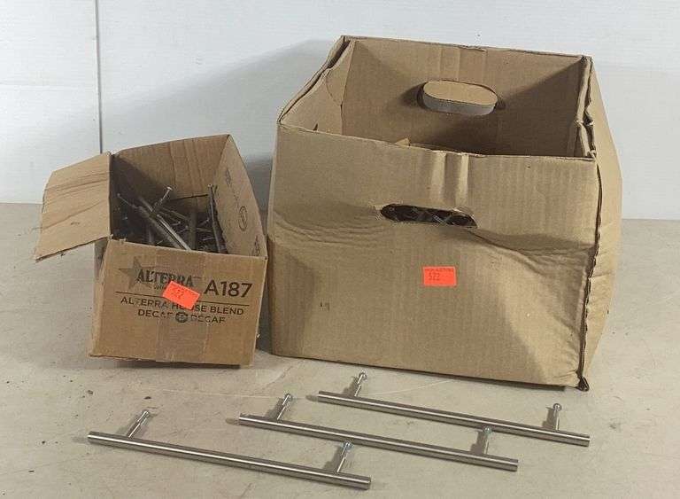 2 Boxes of 10” Drawer Handles - Hash Auctions