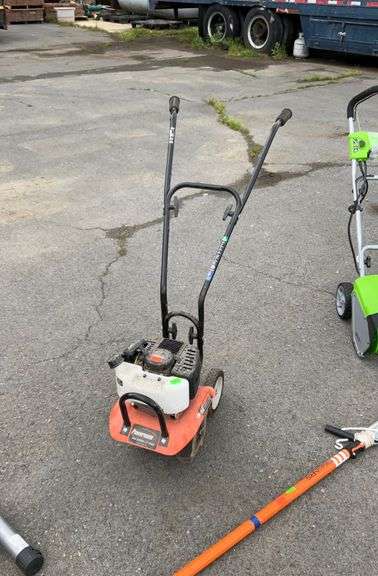Powermate cultivator Tiller, flower garden type 8” tines, 43cc engine ...