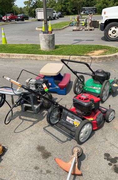 Troy-bilt tuff cut 230 21” cut push mower, runs - Hash Auctions