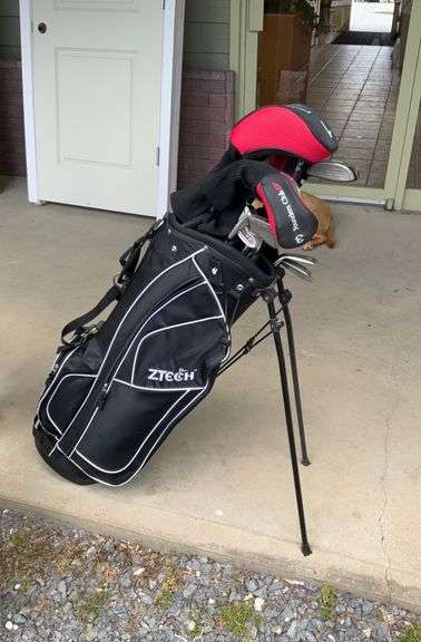 ZTach Golf Club Bag with assorted Clubs, sellercode 5 - Hash Auctions