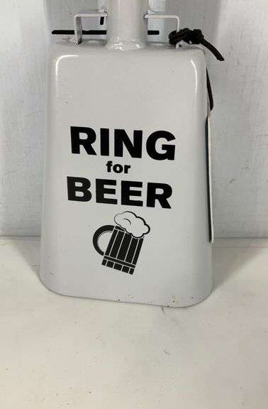 Loud and proud cowbell ring for beer - Hash Auctions