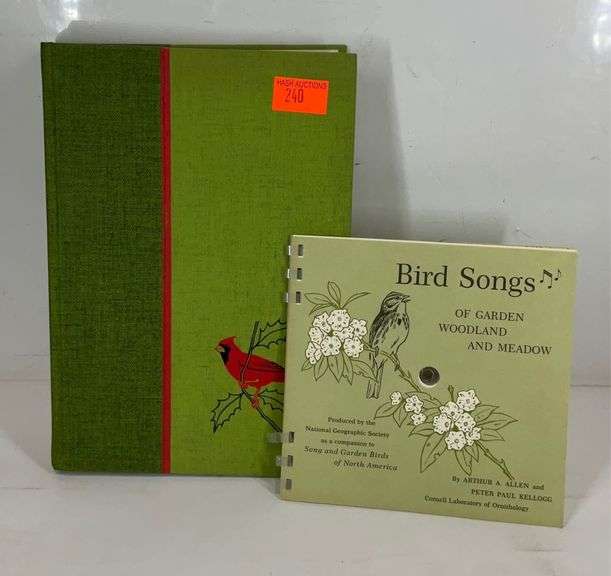 Bird books, “Song and Garden Birds of North America” and “Bird Songs of ...
