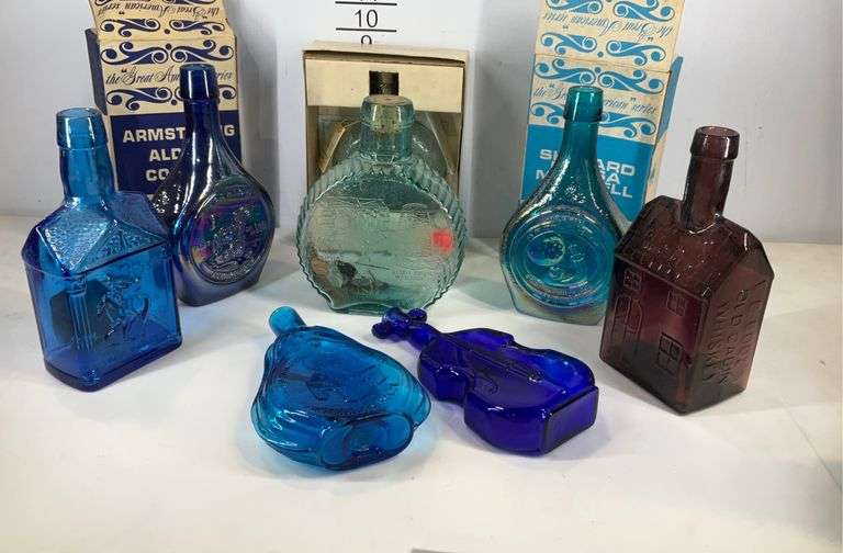 Commemorative decanters: Apollo 14 Shepard, ROOSA Mitchell; apollo 11 ...