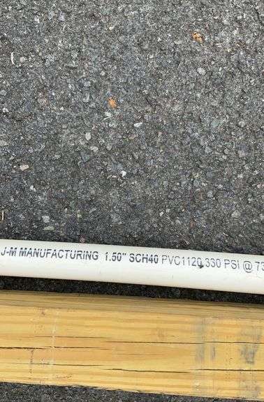 4x4x8’ treated post and 9’6” x2 pvc pipe - Hash Auctions