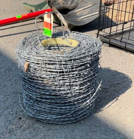 Spool of barbed wire - Hash Auctions