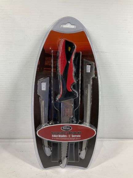 Kentucky Cutlery Company interchangeable 3 blade knife set, 8” and 6 ...