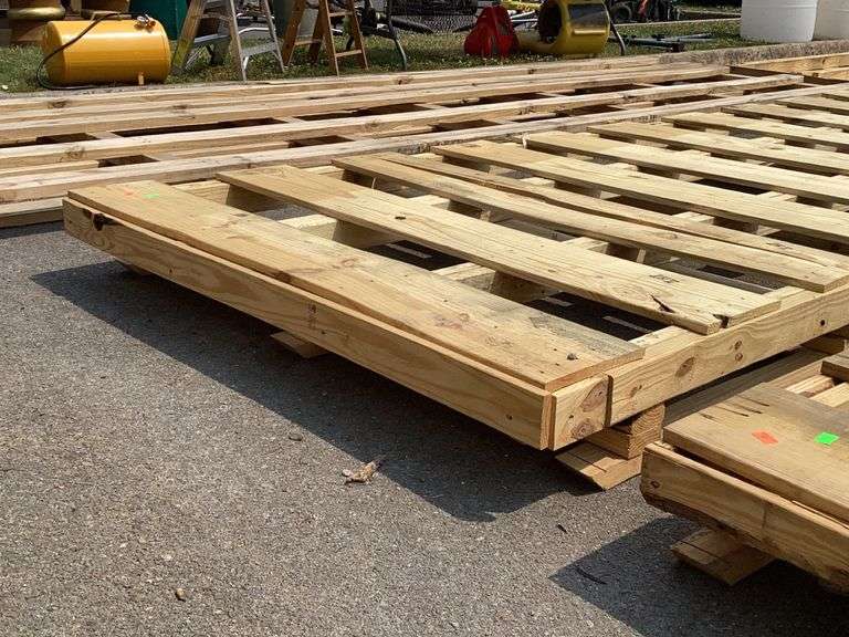 Heavy-Duty Long Pallets 62”x198”x9” - Hash Auctions