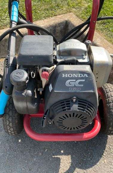 Excell Pressure Washer, Honda GC160 gas engine 5.5 hp, complete and in ...