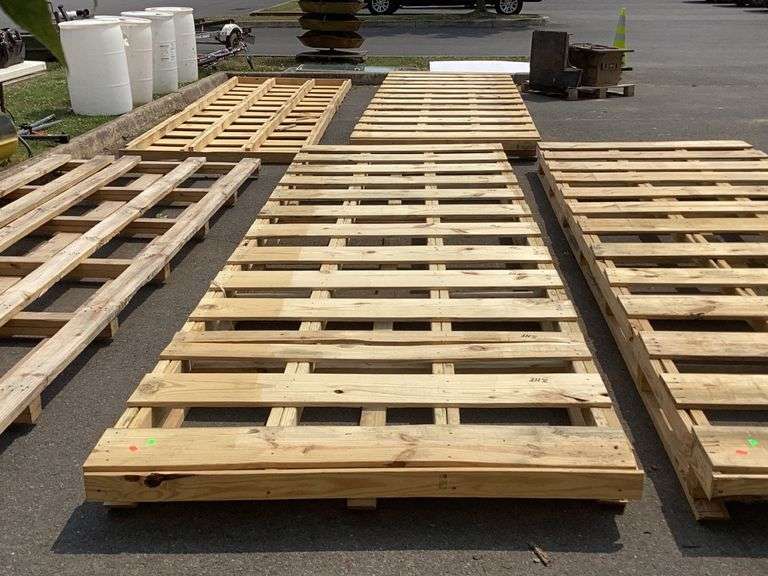 Heavy-Duty Long Pallets 62”x198”x9” - Hash Auctions