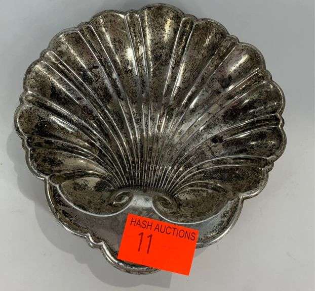 Gorham sterling 445 seashell dish 71.2g - Hash Auctions