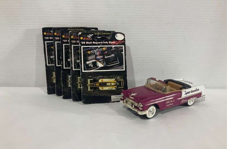 Liberty Classics ‘55 Chevy convertible die-cast car model and 5 die ...
