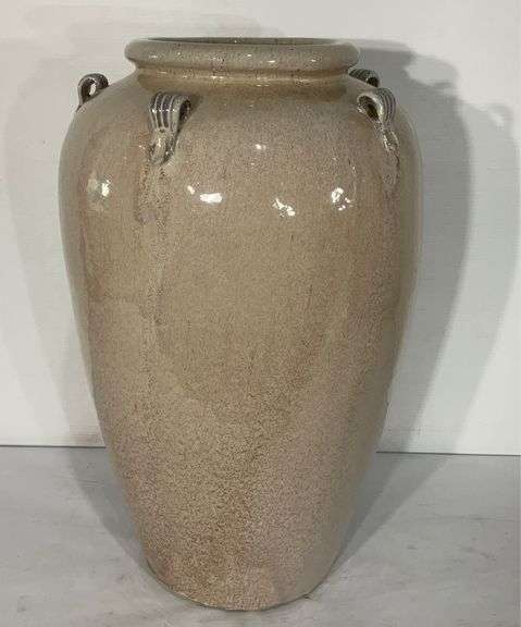 Large ceramic vessel, 28in tall - Hash Auctions