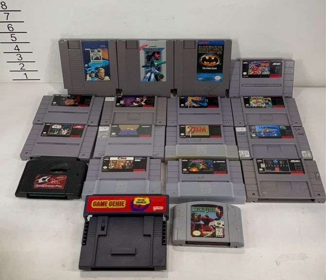 Older Nintendo games, mostly Super Nintendo - Hash Auctions