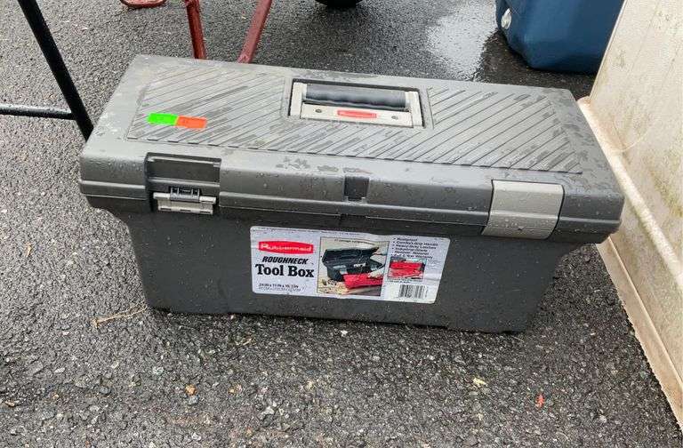 Rubbermaid 24” Tool Box, one latch handle is missing as shown - Hash ...