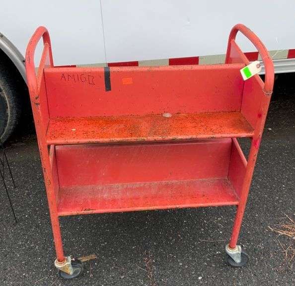 Jailhouse library push cart 30x16x36” - Hash Auctions
