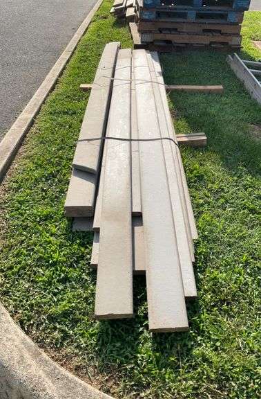 Trex Decking boards lot, a few with end angle cut, most about 10-11 ...