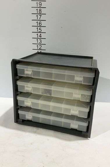 Plano organizer box with contents, hardware - Hash Auctions