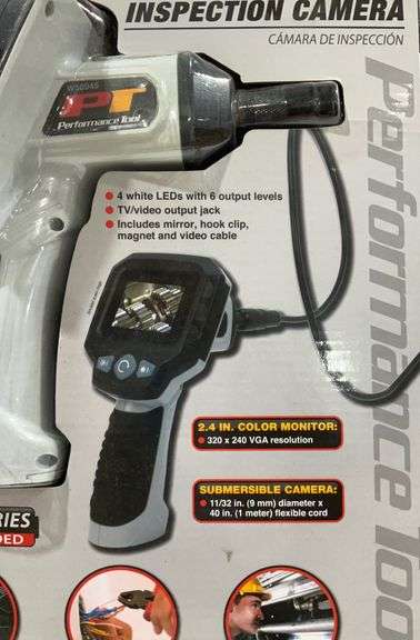 Performance Tool inspection camera with 2.4” LCD display - Hash Auctions