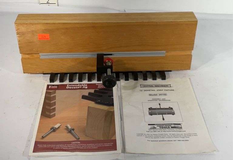 Extendable dovetail jig - Hash Auctions