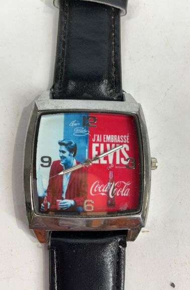 Elvis Coca- Cola wrist watch, running - Hash Auctions