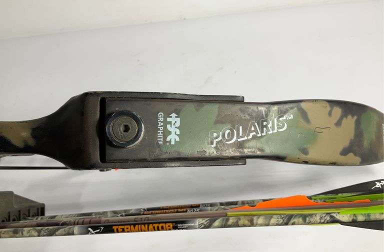 PSE Polaris graphite compound bow, Game Sport Series , with built-in ...