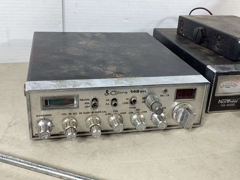 Cobra 148 GTL, Northstar NS-6000, & maxon MCB-30, w/ Antennae & Tote ...