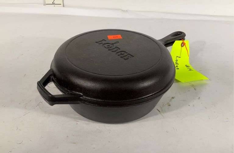 Lodge cast iron combo cooker #14 - Hash Auctions