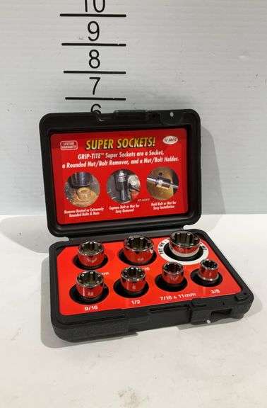 Grip-tite super sockets - Hash Auctions
