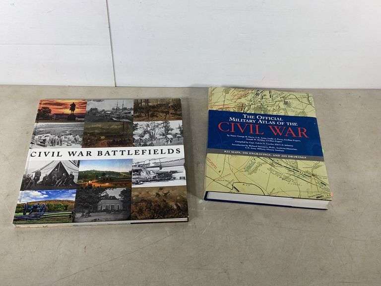 2 Large Books on the Civil War - Hash Auctions