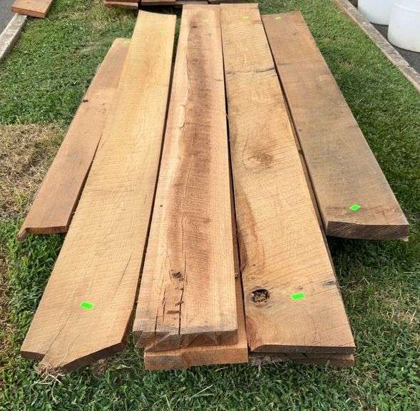 Red Oak Lumber Boards, saw mill cut, 9-10” wide, 1-2”:thick, 8-10 foot ...