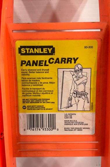 Two Stanley panel carry tools - Hash Auctions