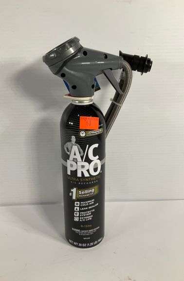 Can of A/C Pro Ultra Synthetic A/C recharge - Hash Auctions