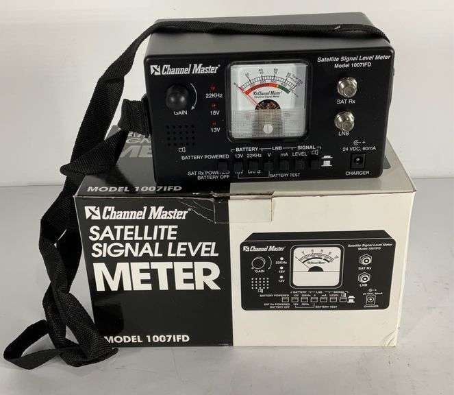 Channel Master Satellite signal level meter. - Hash Auctions