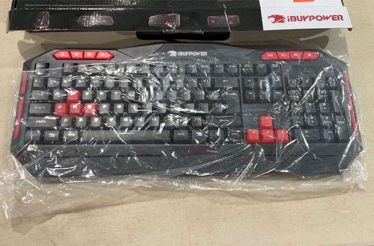iBuy Power Aresie 1 gaming keyboard, new in box - Hash Auctions