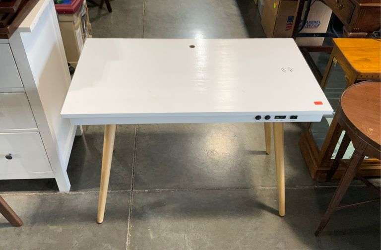 Intertek desk with USB, A/C current and charging port 39.5x22” - Hash ...