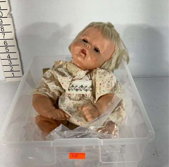 Lorrie doll co doll, 1962 and storage tote - Hash Auctions