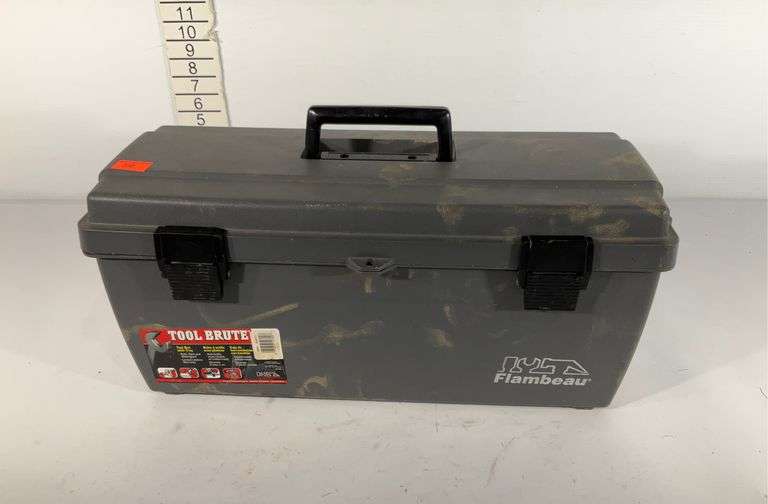 Tool brute flambeau tool box with tools - Hash Auctions