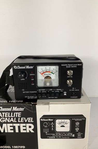 Channel Master Satellite signal level meter. - Hash Auctions