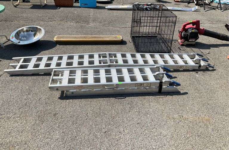 Pair of Folding DAWS ramps 12”W x 7’L - Hash Auctions
