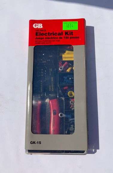 Electrical kit 100 piece new in package - Hash Auctions